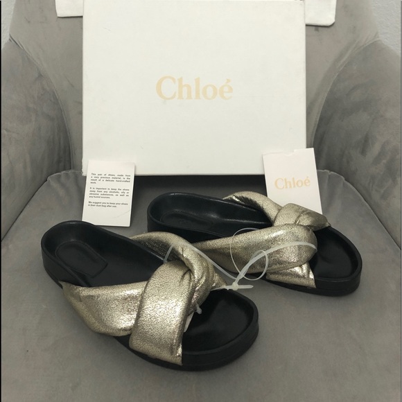 Chloe | Shoes | Authentic Chloe Nolan Slides Size 37 | Poshmark